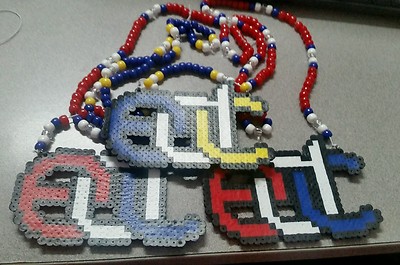 EDC Raver Necklace! RAVE PERLER BEAD KANDI! - EDM- RAVE - PLUR- | eBay