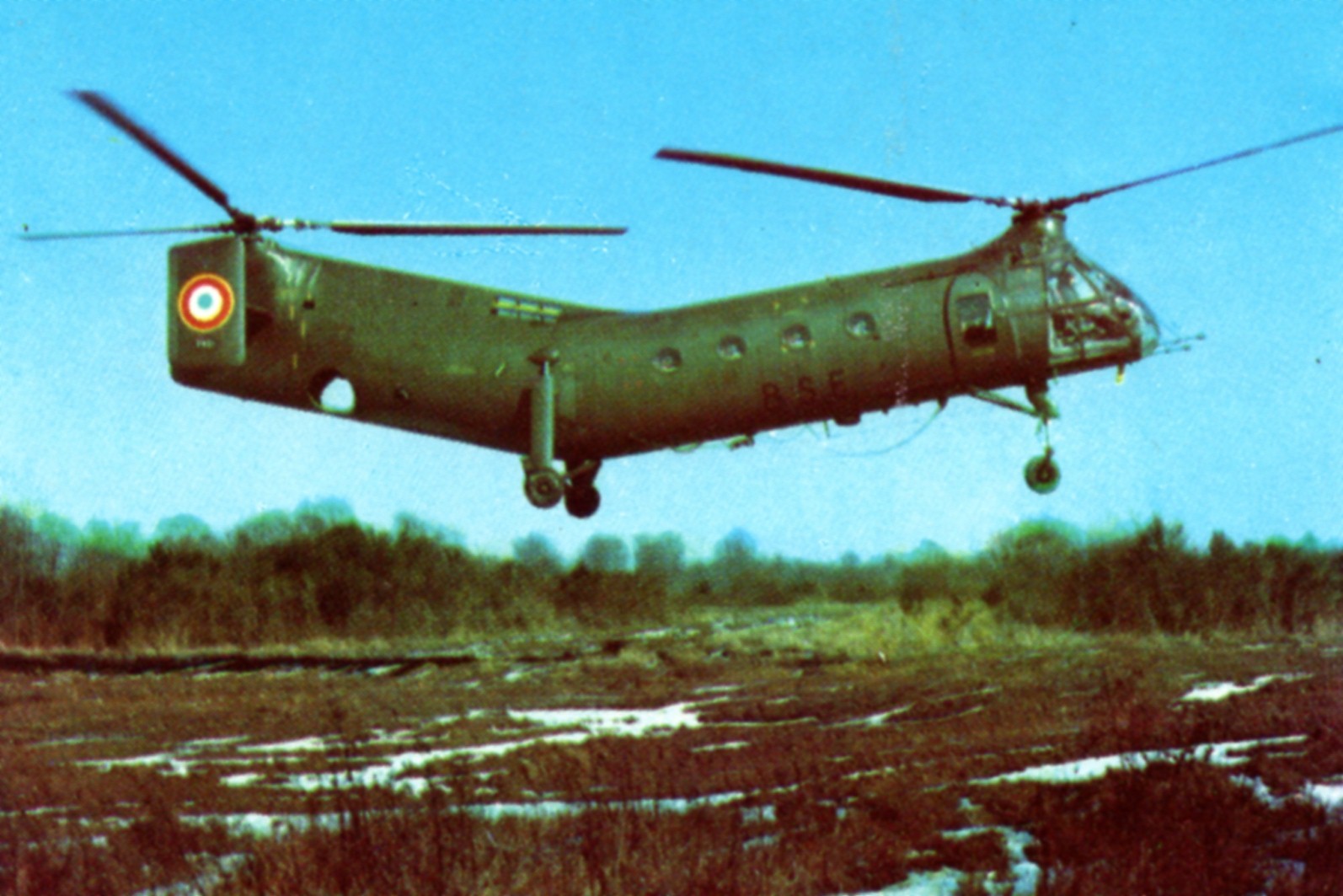 Guerre d'Algérie - Hélicoptère Vertol CH-21 "Banane" en Algérie | eBay