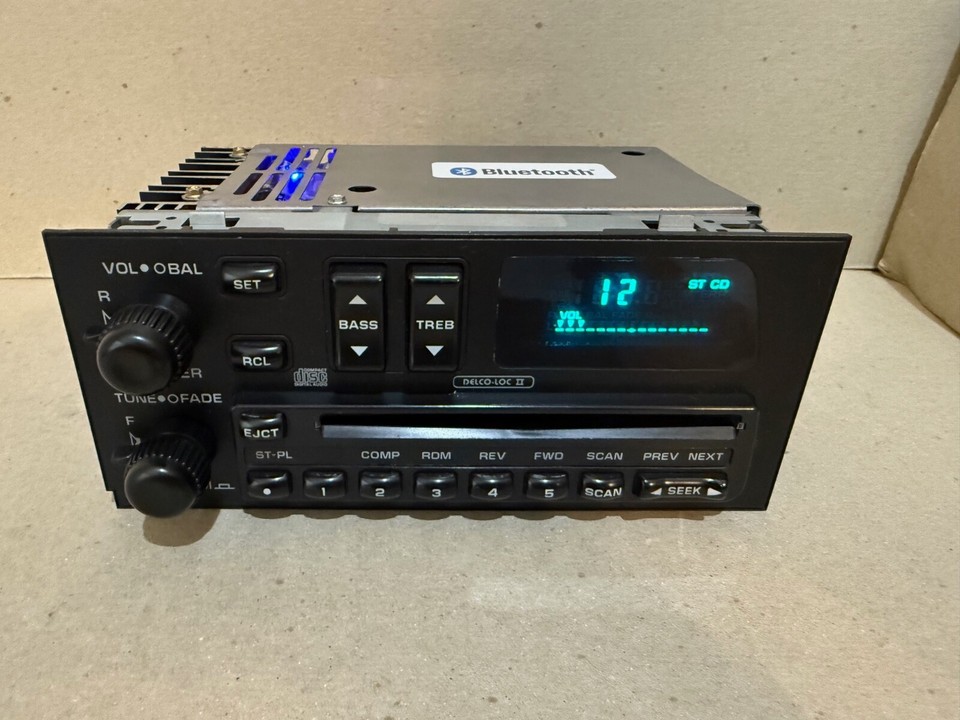 GM RADIO CD PLAYER BLUETOOTH 82-92 CHEVY CAMARO Z28 IROC DELCO 83 84 85 ...