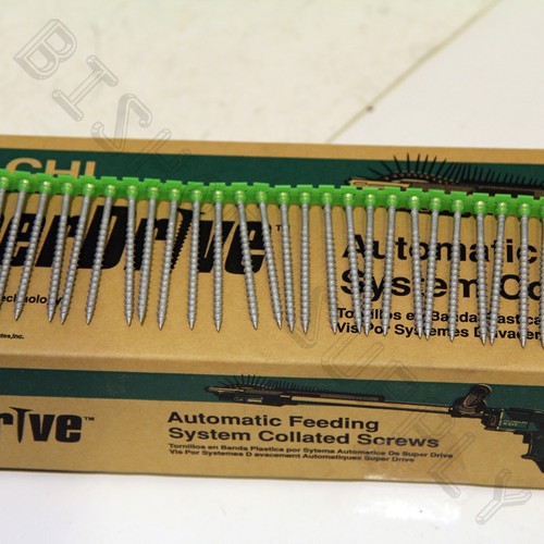 Hitachi 17407 #8 x 3 Dacro Waxed LOX Decking Screw Galvanized C8300TXG2 ...