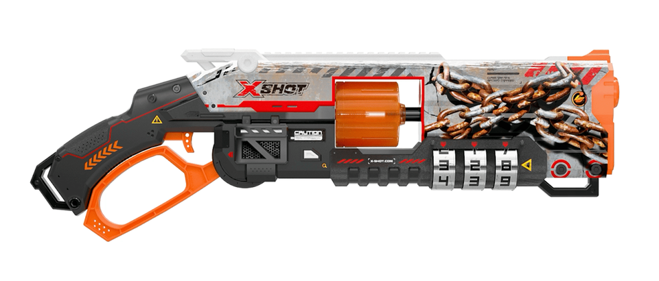 X-Shot Skins Lock Blaster (16 Darts) by ZURU for Ages 8 & Up 🆕 | eBay