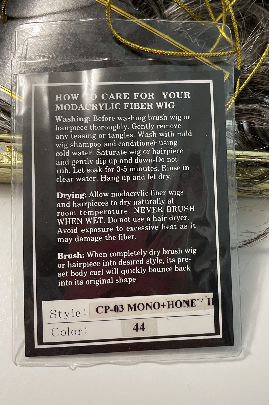 Aspen Hairpiece Wiglet CP-03 MONO+HONEY II in 44 New in Box | eBay