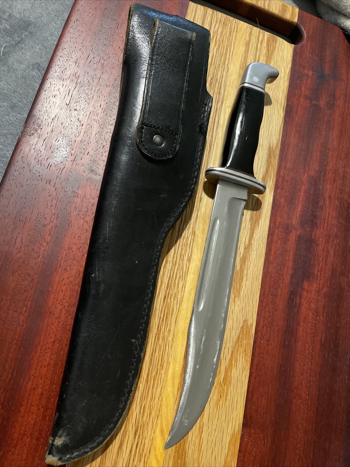 Vintage 1967-1972 2 Line Inverted Buck 120 General Knife 440-C Orig ...