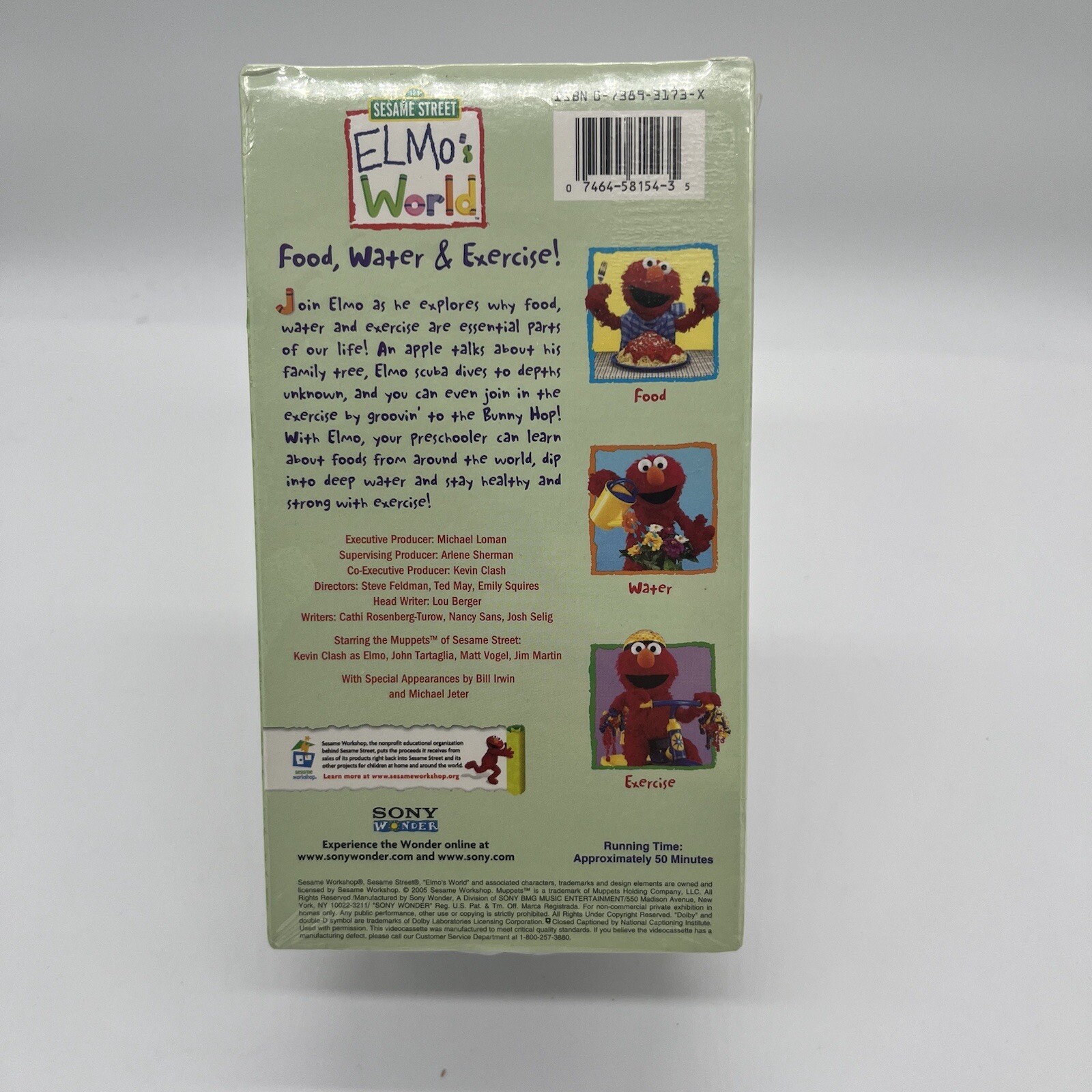 Elmos World - Food, Water Exercise (VHS, 2005) for sale online | eBay