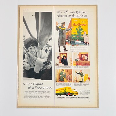 Aero Mayflower Transit Co Moving Vans Trucks No Tailgate Loads - 1962 ...