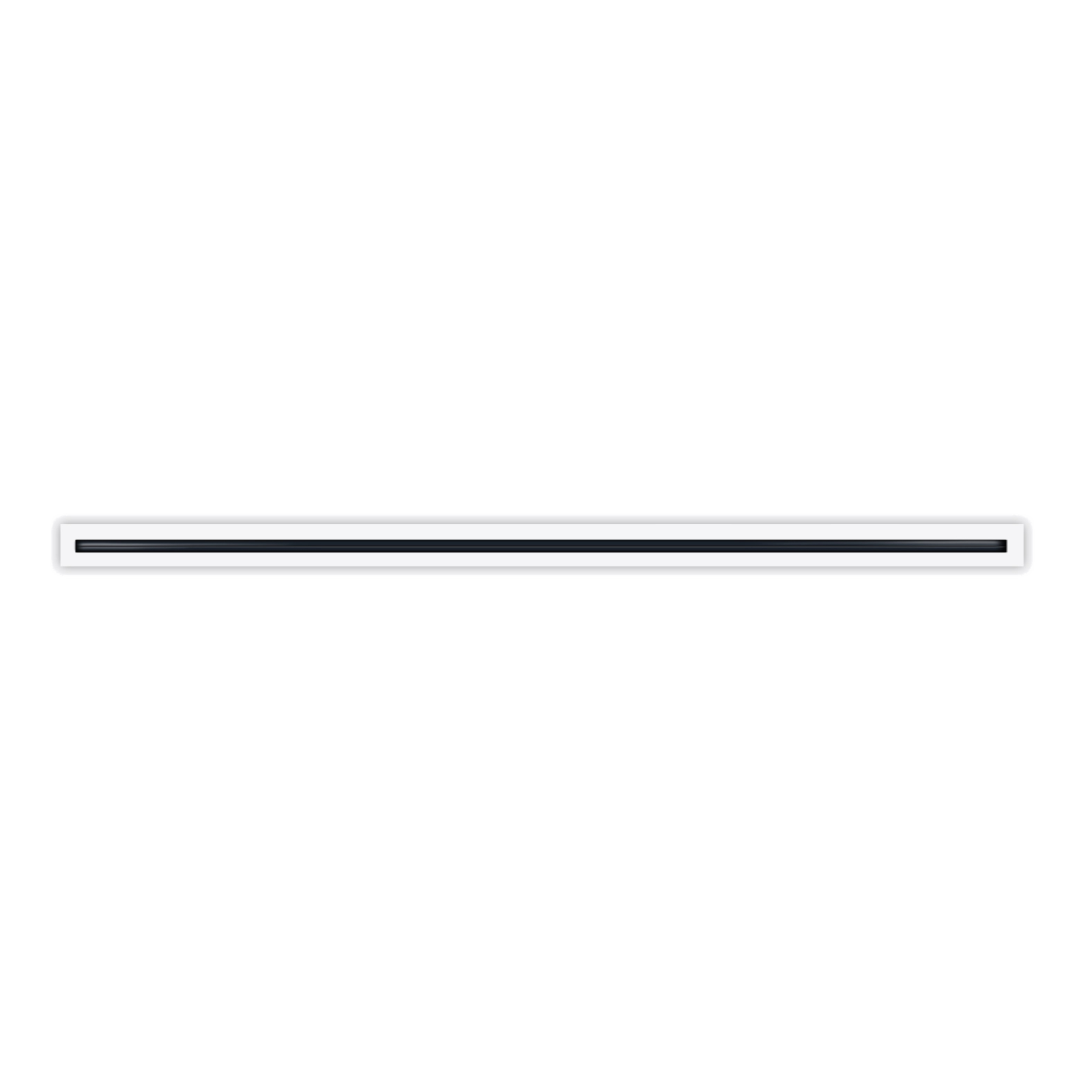 72" Linear Slot Diffuser - (1 Slot) Single Slot - White Decorative Air ...
