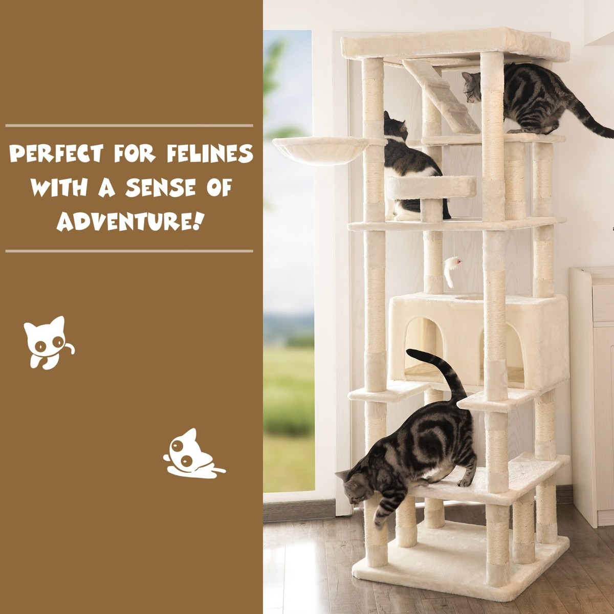 Outdoor Cat Towers And Trees High Rise Harry | Unbeatable Value