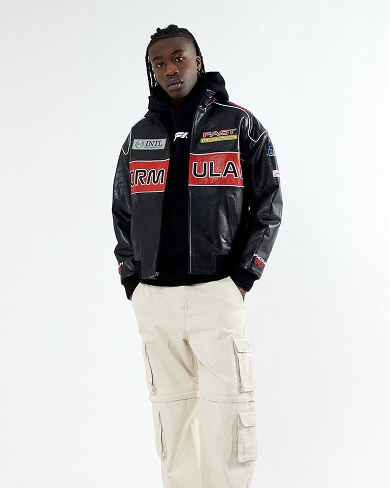 Formula 1 PacSun Leather Pole Position Men Size XL Jacket Grand Limited ...