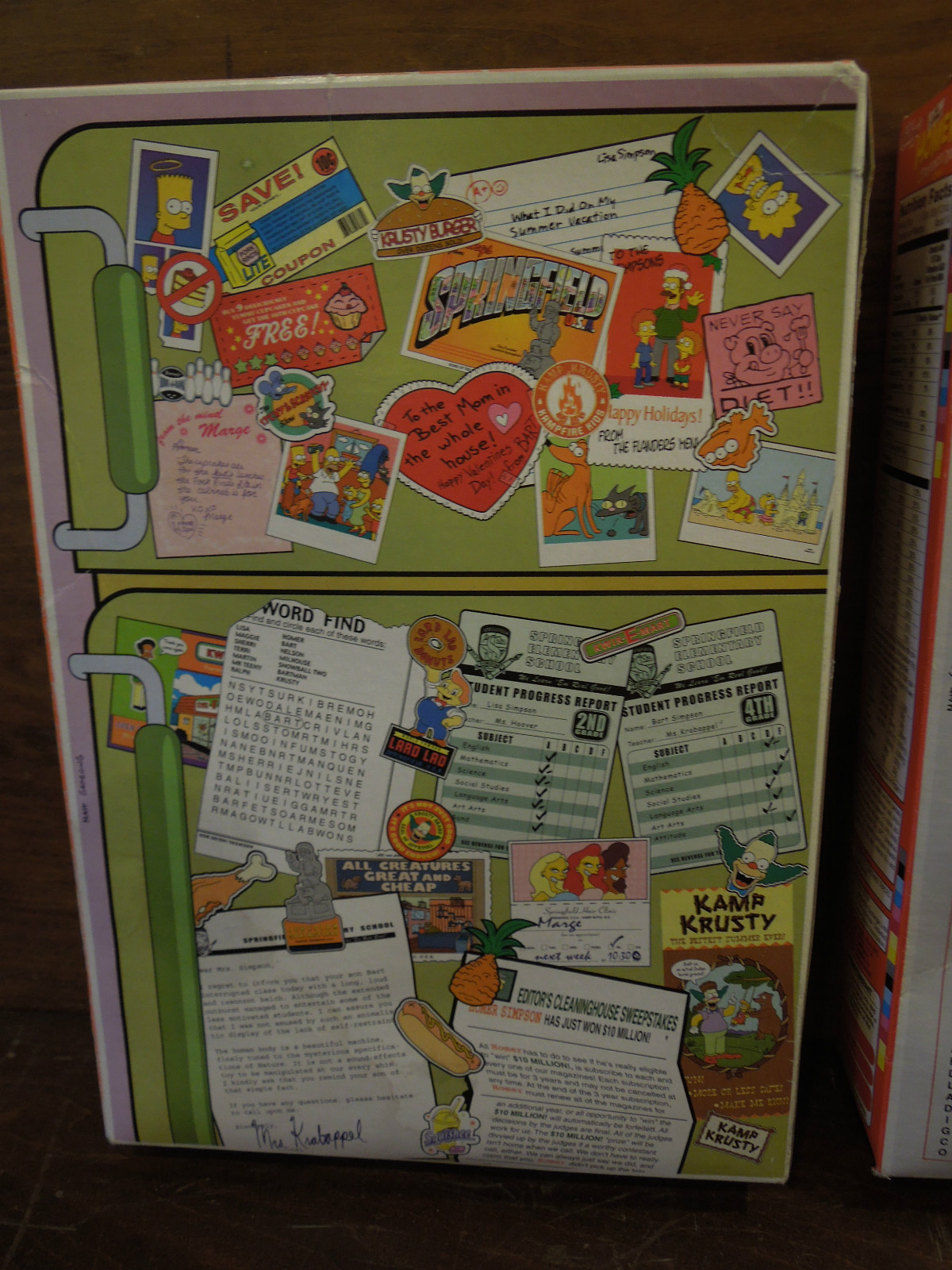 The Simpsons Homer's Cinnamon Donut and Bart Simpson Cereal by Kellogg ...