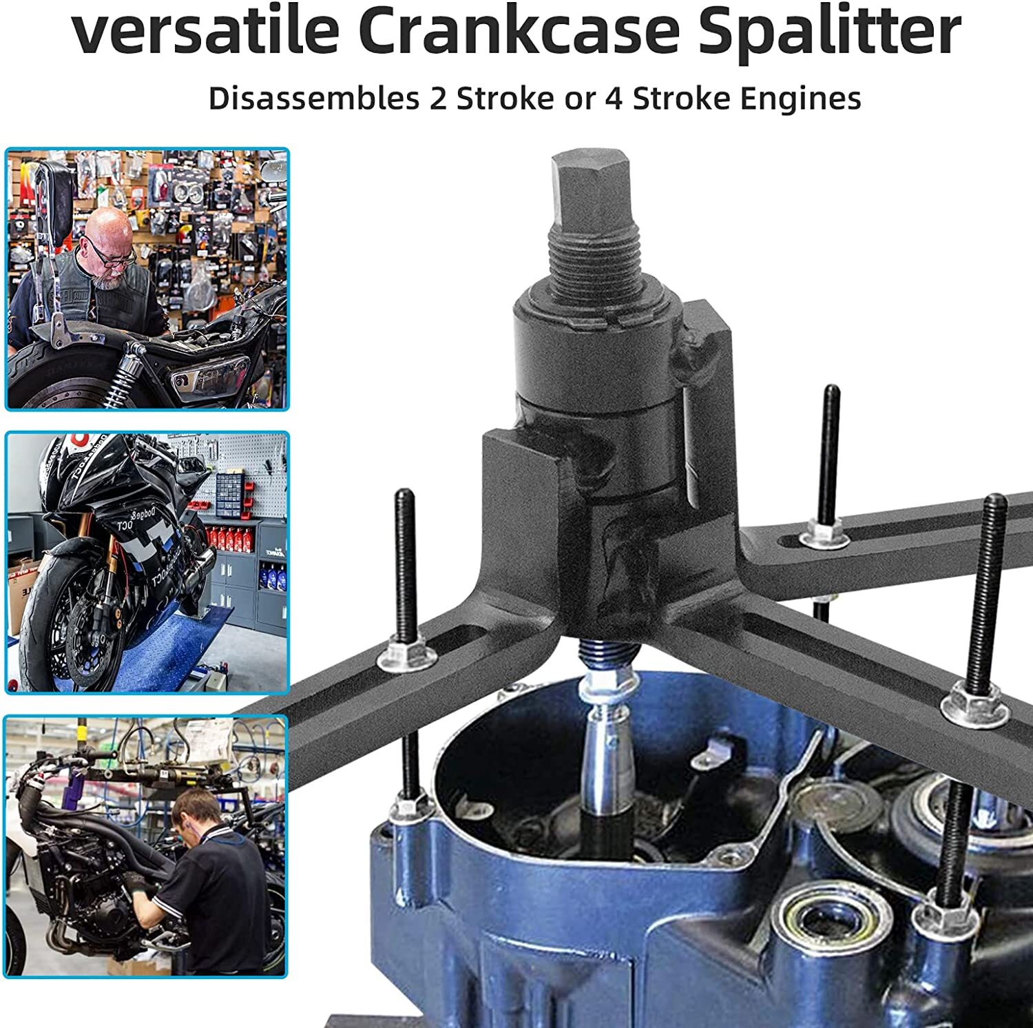 Crank Case Splitter Separator and Crank Puller Installer Tool Dirt Bike ...