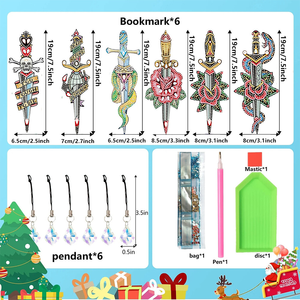 Crystal Painting Bookmark Special Shape Creative for Adults Kids Crafts ...