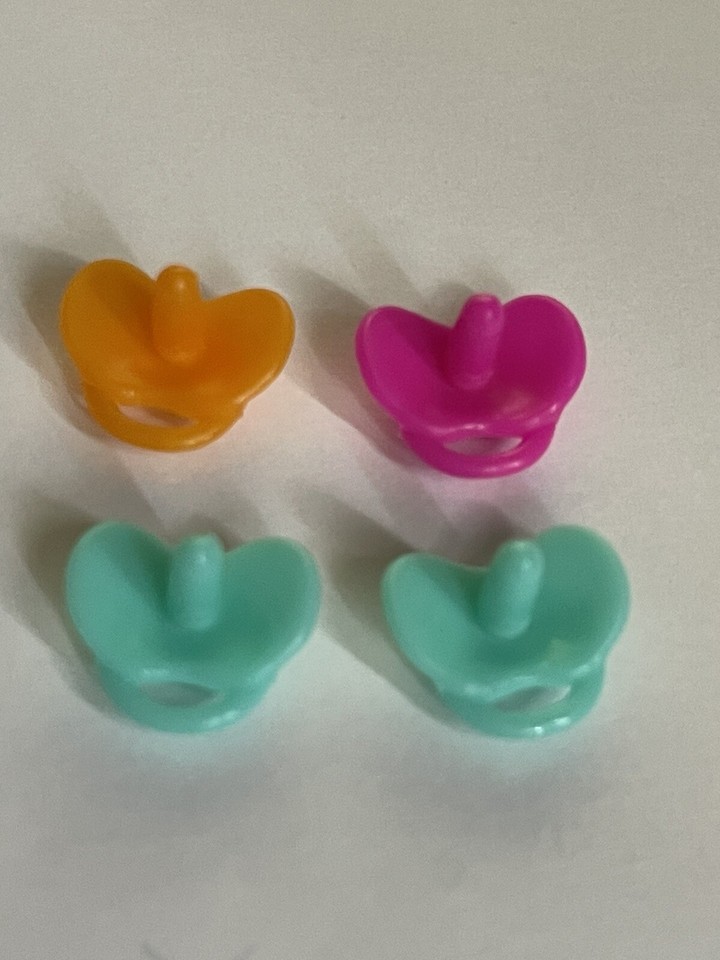 Dollhouse Doll Baby Pacifier Random Color 1/6 Scale Set of 4 | eBay