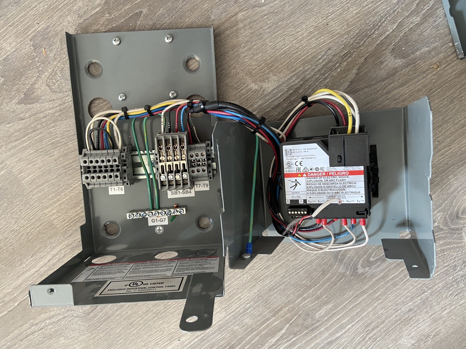 SCHNEIDER ELECTRIC POWERLOGIC PM5100 METSEPM5110 PM5110 Power Meter w ...