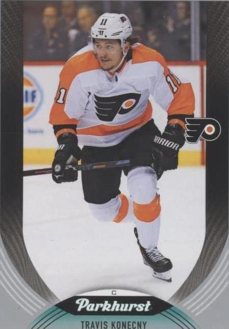 2020-21 Upper Deck Parkhurst - Travis Konecny #54 Silver Border for ...