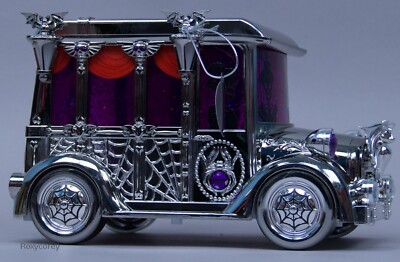 Bath & Body Works Halloween 2024 Light Up Hearse Waterglobe Candle ...