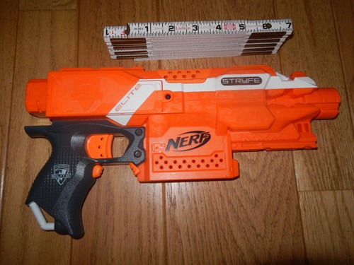 Nerf Gun Blaster N-Strike Elite Orange OJ Stryfe Motorized Flywheel! | eBay