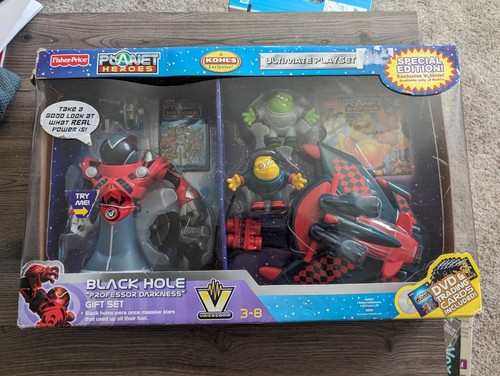 Planet Heroes Black Hole Professor Darkness Gift Set Playset NIP Fisher-Price 27084490275| eBay