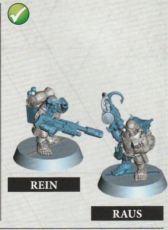 Rein & Raus Ratling Twins Blackstone Fortress Warhammer 40k - NoS (x2 ...
