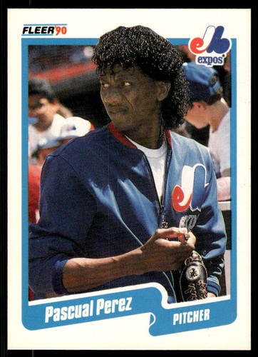 1990 Fleer Baseball Card Pascual Perez Montreal Expos #358 | eBay