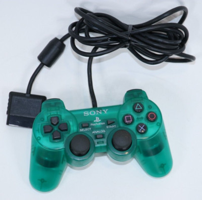 OEM PLAYSTATION 2 PS2 DUALSHOCK 2 CONTROLLER SCPH-10010 TRANSLUCENT ...