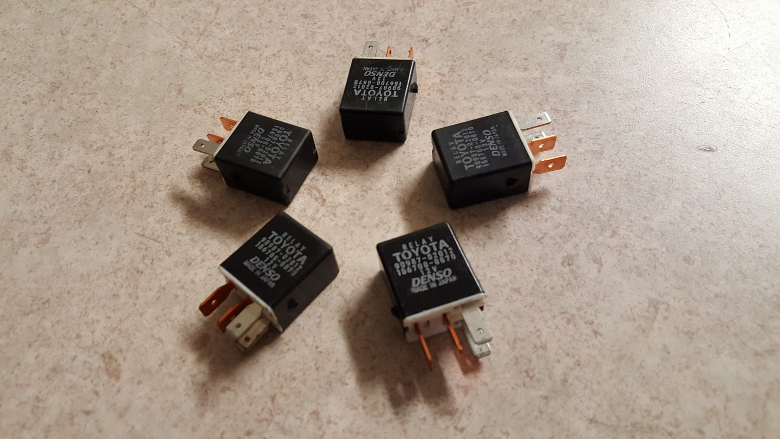 TOYOTA LEXUS RELAY 90987-02012 156700-0870 90084-98031 9008498031 (qty5 ...