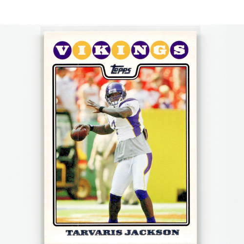 2008 Topps Football Tarvaris Jackson Minnesota Vikings #42 | eBay