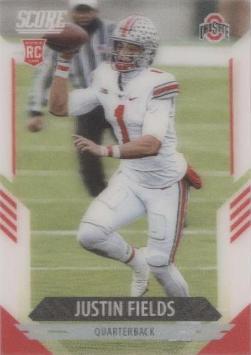 2021 Score - Rookies Justin Fields #302 Dynamics (RC) for sale online ...