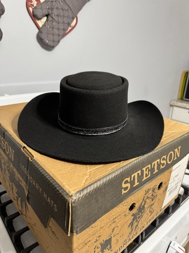 STETSON REVENGER 4X FELT GAMBLER COWBOY WESTERN HAT | eBay