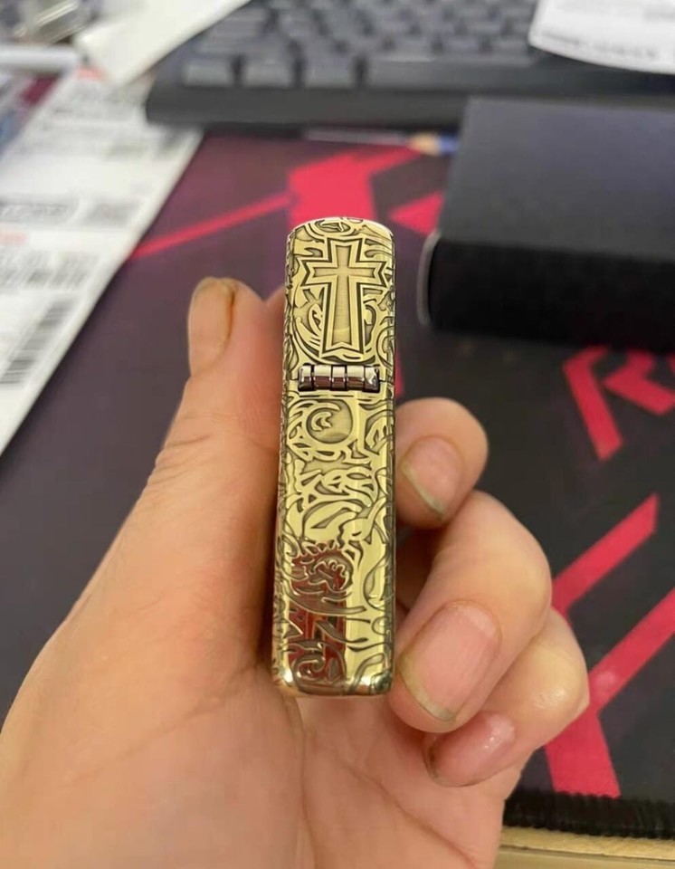 Gold Zippo Constantine Lighter in a New Box | eBay