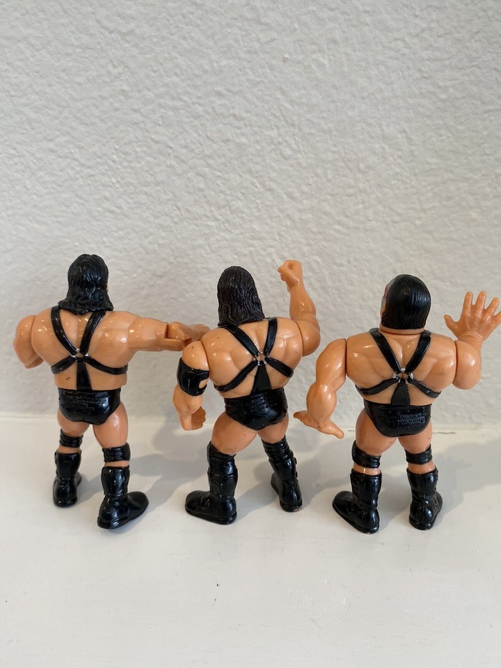 lot (3) WWF Hasbro DEMOLITION - AX, SMASH & CRUSH WWE 1990s Wrestling ...