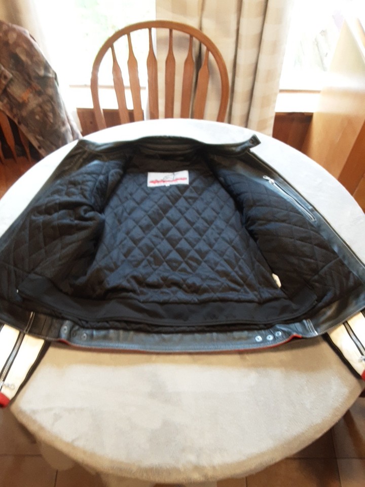 Alpine Stars Leather Jacket by Troy Lee Designs for Motorcycle Men's ...