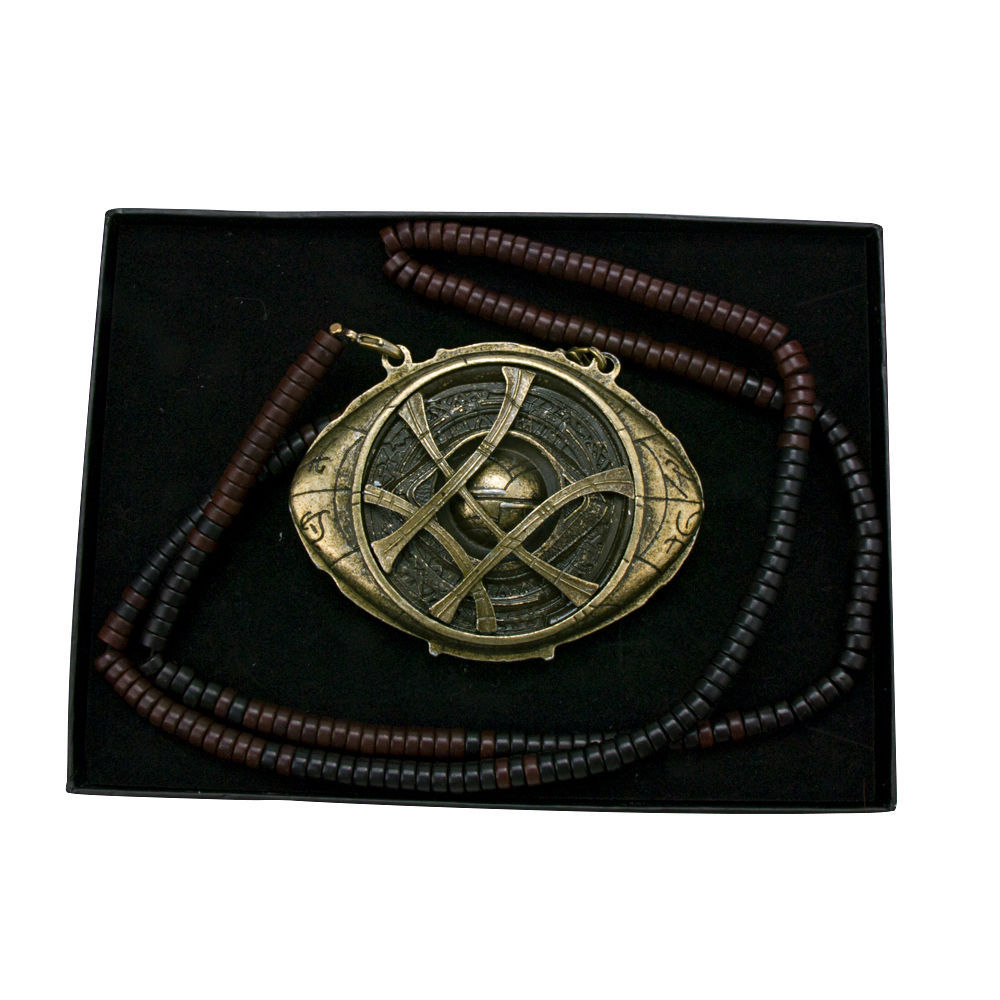 Dr Doctor Strange Eye of Agamotto Necklace Amulet Antique Pendant ...