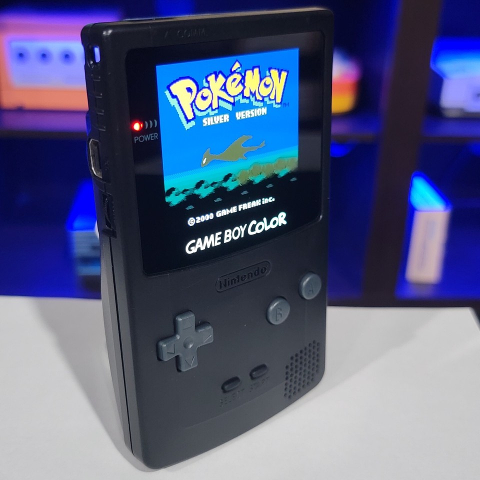 Black Gameboy Color Console OLED Touch Screen GBC Game Boy | eBay