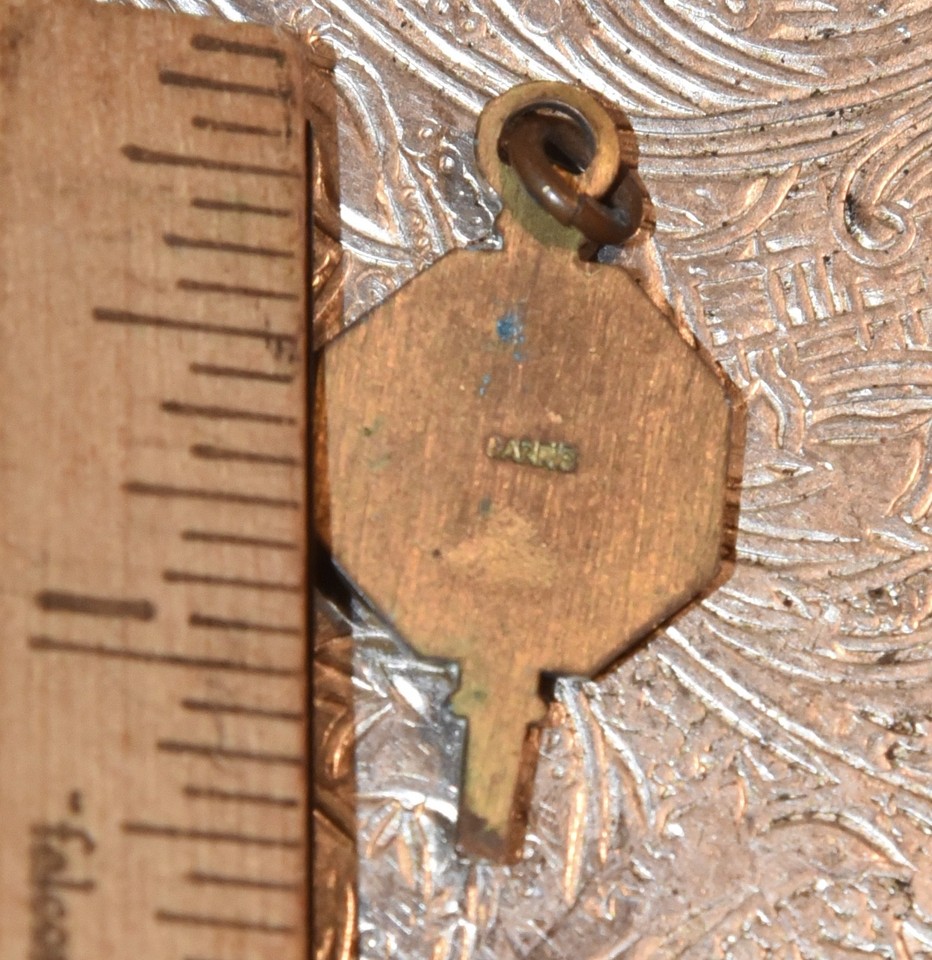 Vintage School Charm Maury High School Keepsake Enamel Lamp Key Norfolk ...