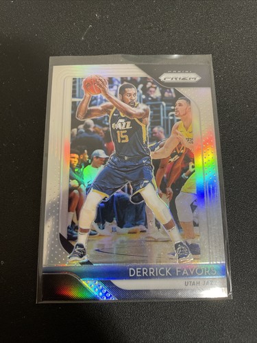 2018-19 Panini Prizm Silver Derrick Favors Utah Jazz #173 | eBay