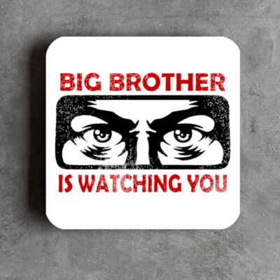 1984 Big Brother Is Watching You EYES Drinks Coaster Sci Fi Movie ...