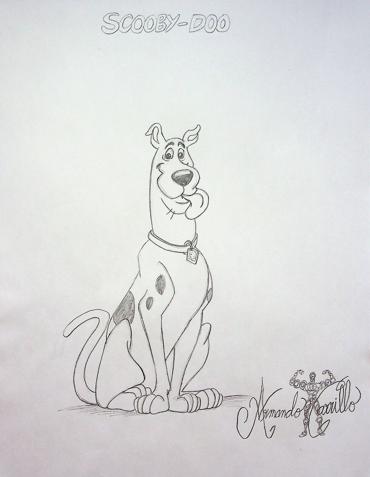 Scooby Doo Pencil Drawings