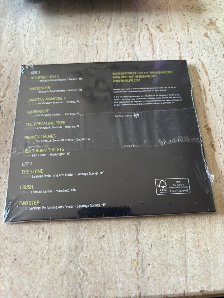 Dave Matthews Band Warehouse 7 Volume 5 CD, Brand New | eBay