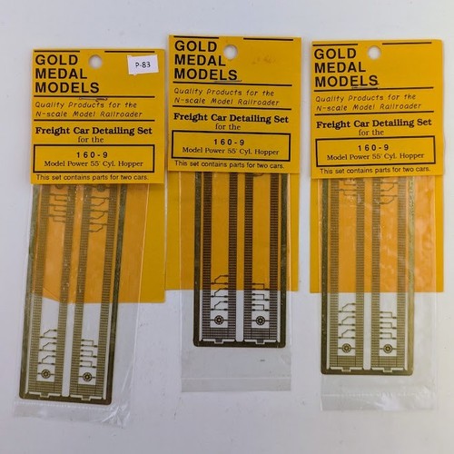 Gold Medal Models 160-9 N Scale Freight Car Detail Set MP 55' Cyl ...