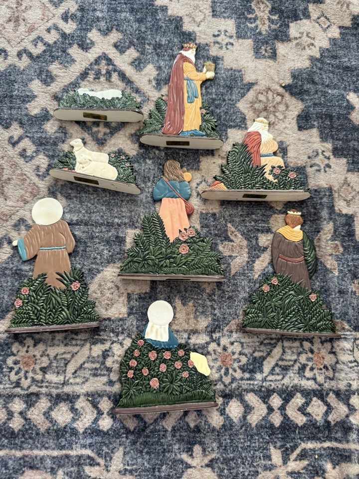 Vintage Enesco The Gifted Line Nativity Set 1991 John Grossman 10Piece ...