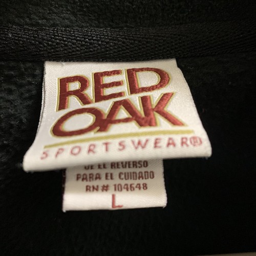 Red oak Pullover Arkansas Razorback Large Pit To Pit 26” Length 29 ...