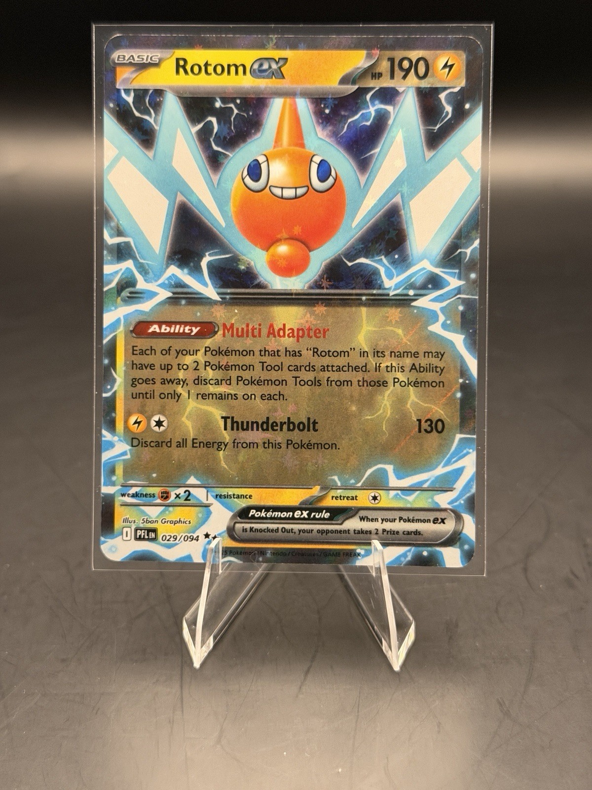 Rotom ex 029/94 | Double Rare Card | Phantasmal Flames