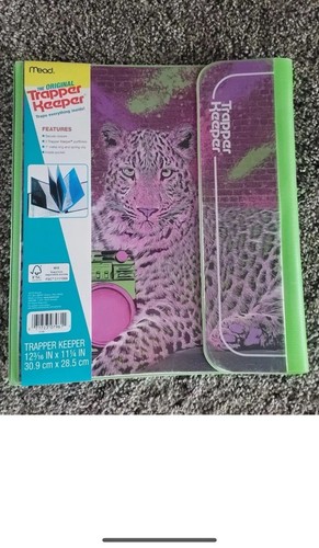 Trapper Keeper Binder, Retro 80's Leapord, 1 Inch Binder W/ 2 Folders NEW 711181598582| eBay