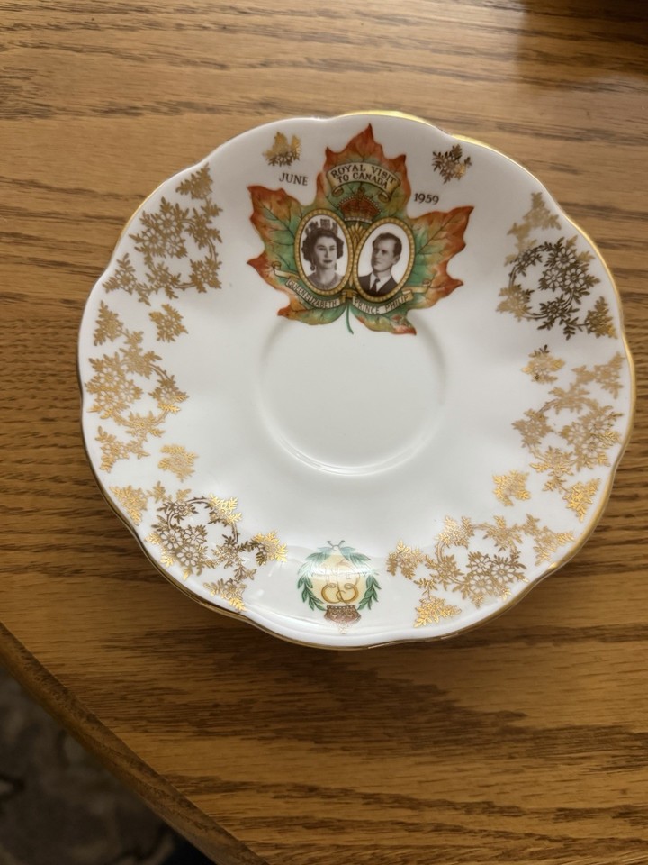 Queen Elizabeth Prince Philip Royal Visit to Canada 1959 Tea Cup ...