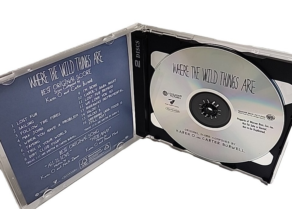 Where the Wild Things Are by Karen O & Carter Burwell (CD, 2009) RARE ...