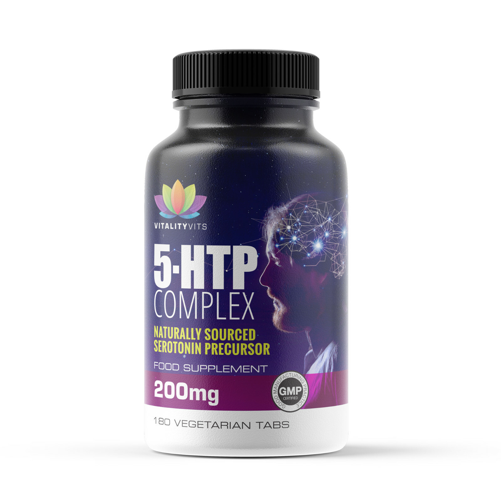 5HTP 200mg Capsules – Depression, Anxiety, Serotonin, Sleep Aid ...