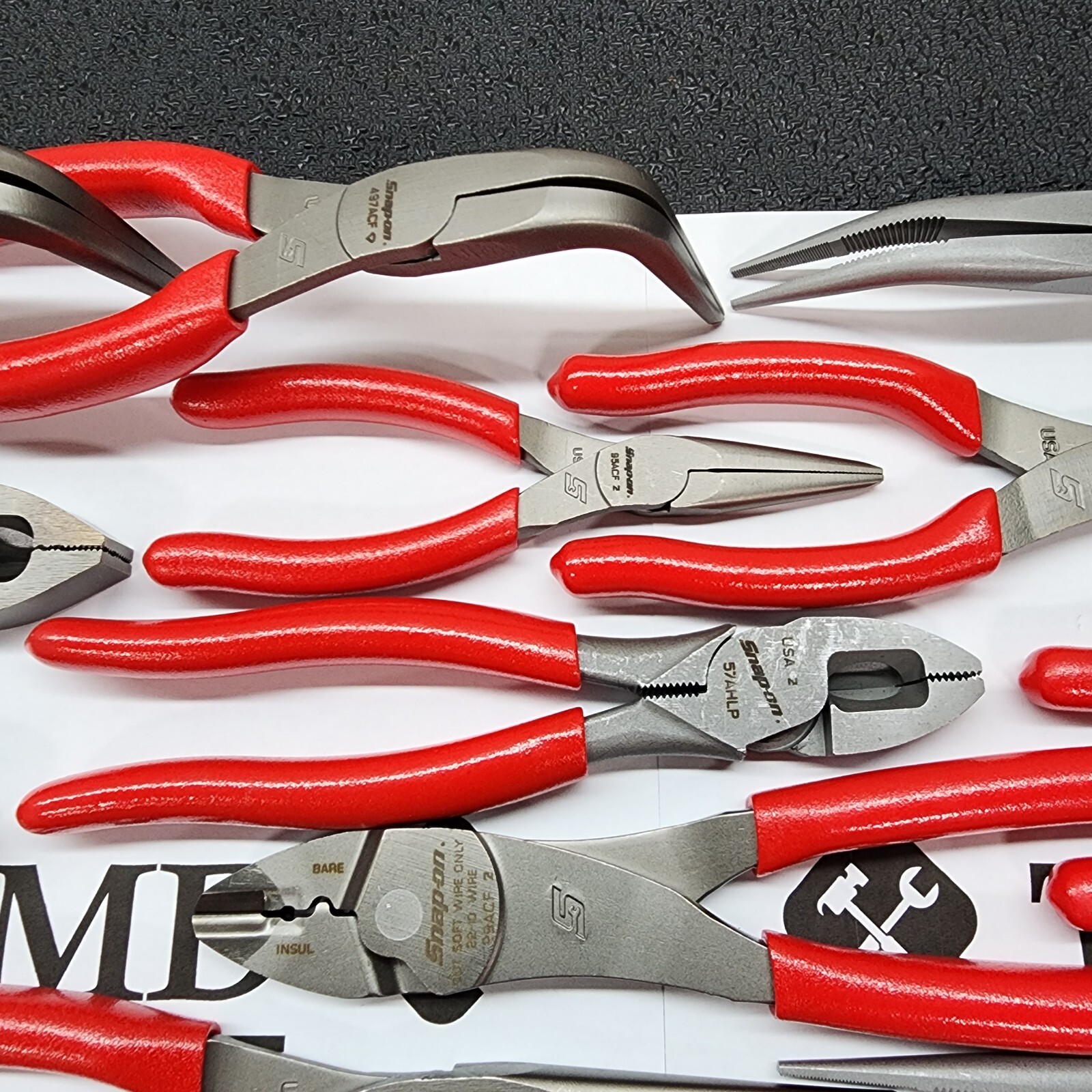 Snap-on Tools USA NEW MASSIVE 30pc RED Plier/Cutter/Stripper Set ...
