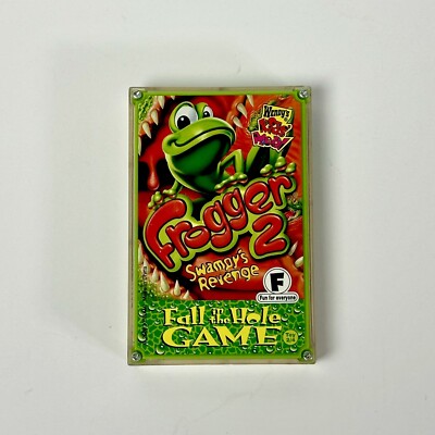 Frogger 2 - 2000 Vintage Wendy's Kids' Meal Toy - Fall In The Hole Game ...