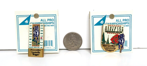 1997 Kentucky Derby Power Bilt Louisville Slugger Pins on Card | eBay