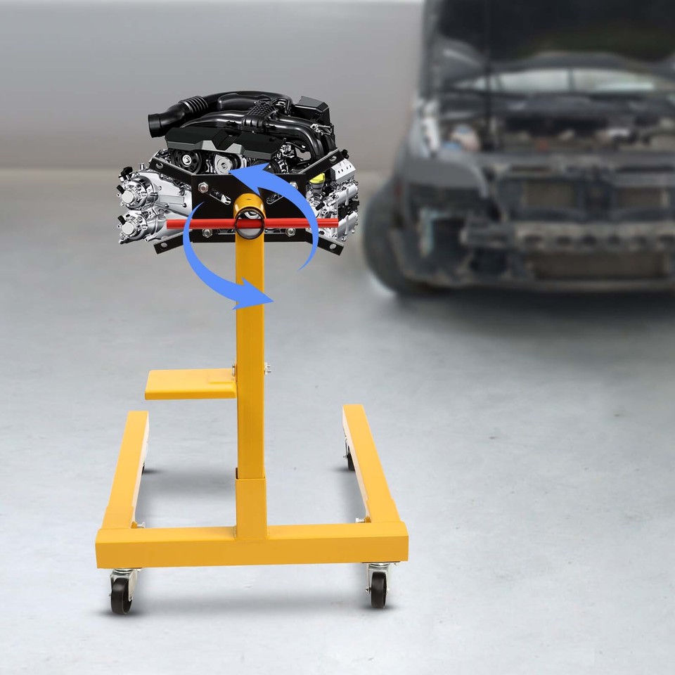 2000 LBS Folding Engine Stand Vehicle Engine Block Stand 360 Degree ...